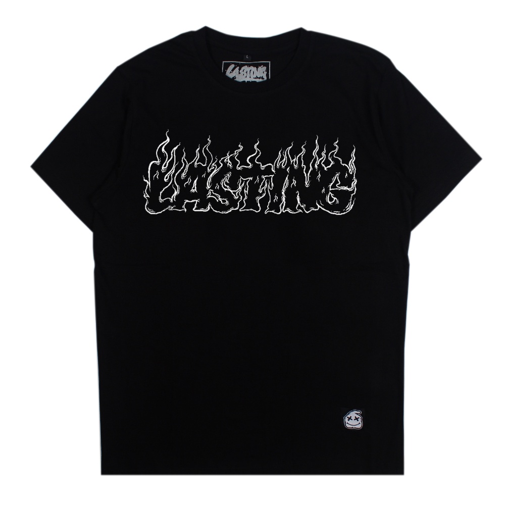 Jual Lasting T-Shirt Trass - Black Kaos Distro / Baju Lasting Cloth ...