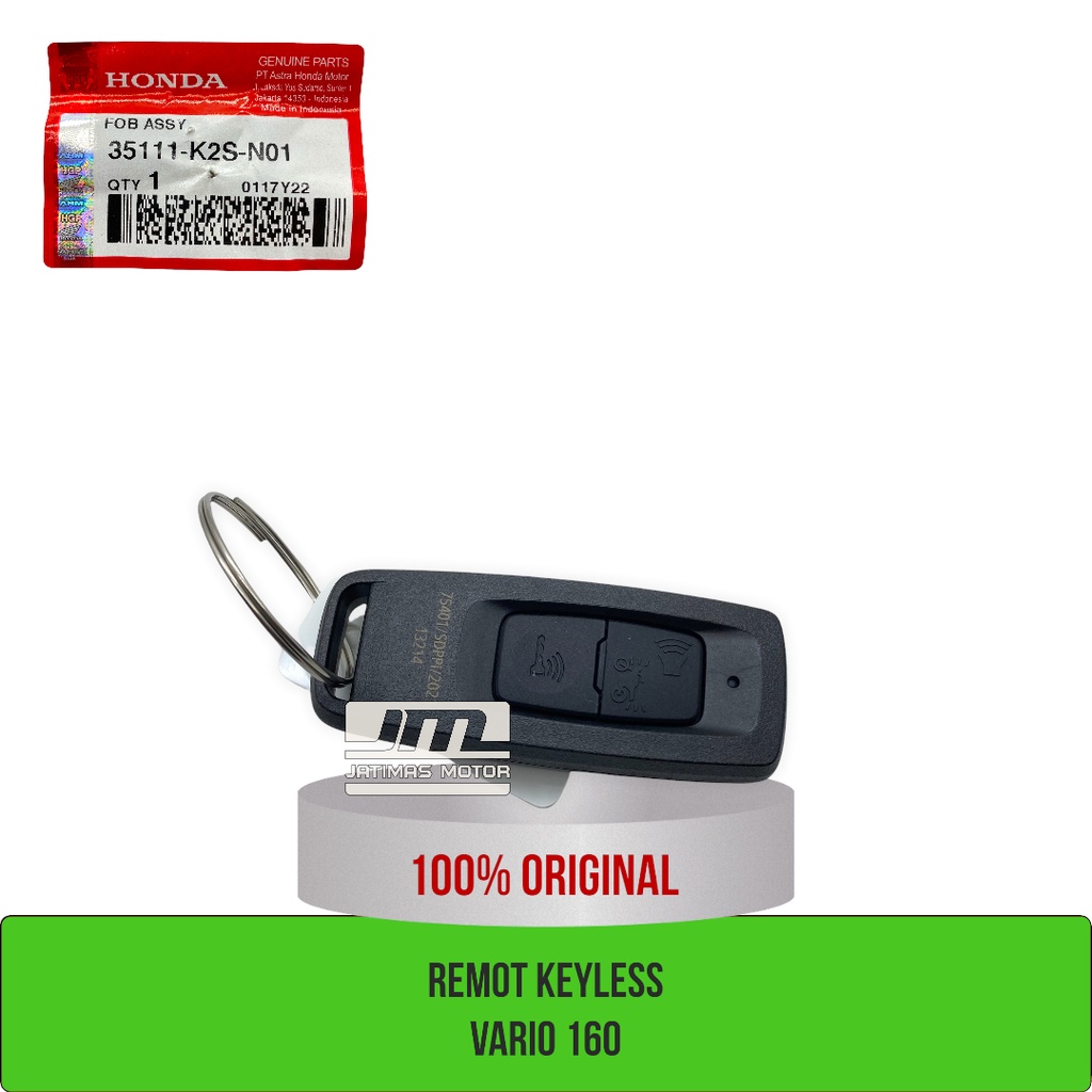 Jual Remot vario 160 remot keyless vario 160 35111-K2S-N01 | Shopee ...