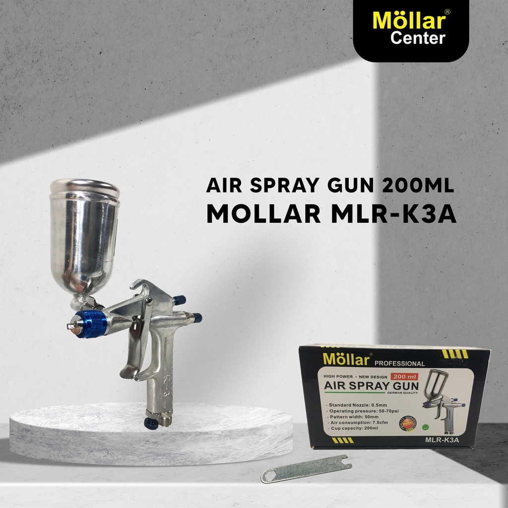 Jual Air Spray Gun Mollar K3 MLR-K3A - Alat Semprot Cat Mollar K3 ...