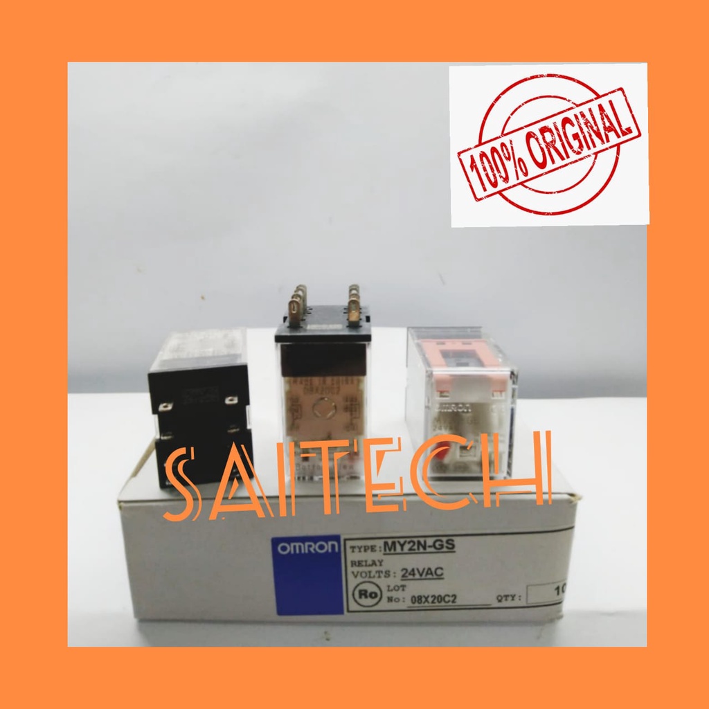 Jual Relay Omron MY2N-GS-24VAC MY2NGS 24VAC | Shopee Indonesia