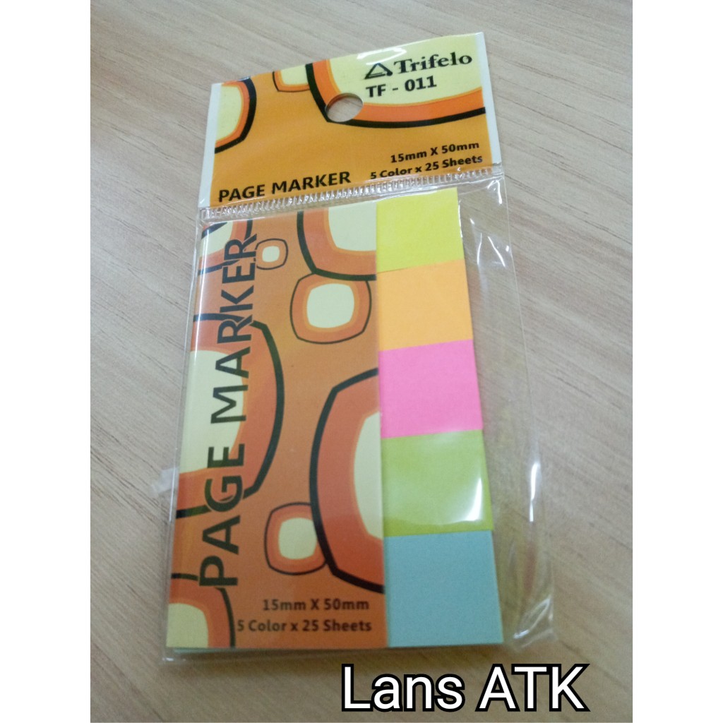 Jual Sticky Note / Kertas Tempel Trifelo TF-011 5 Color | Shopee Indonesia