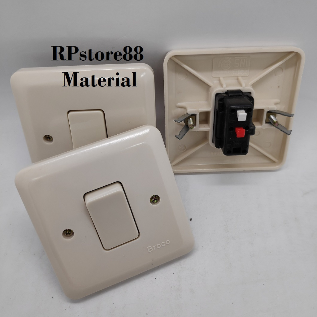 Jual SAKLAR SINGLE INBOW BROCO - SAKLAR BROCO - SAKLAR LISTRIK TANAM ...