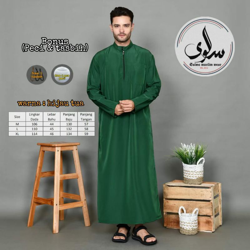 Jual Jubah gamis pria premium best seleer new jubah gamis elvano ( BISA ...