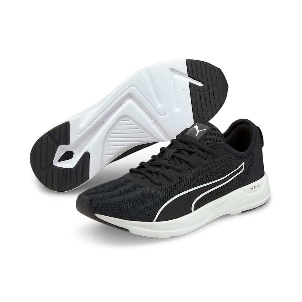 Jual Sepatu Run Puma Accent Puma Black-Puma White 195515 01 | Shopee ...
