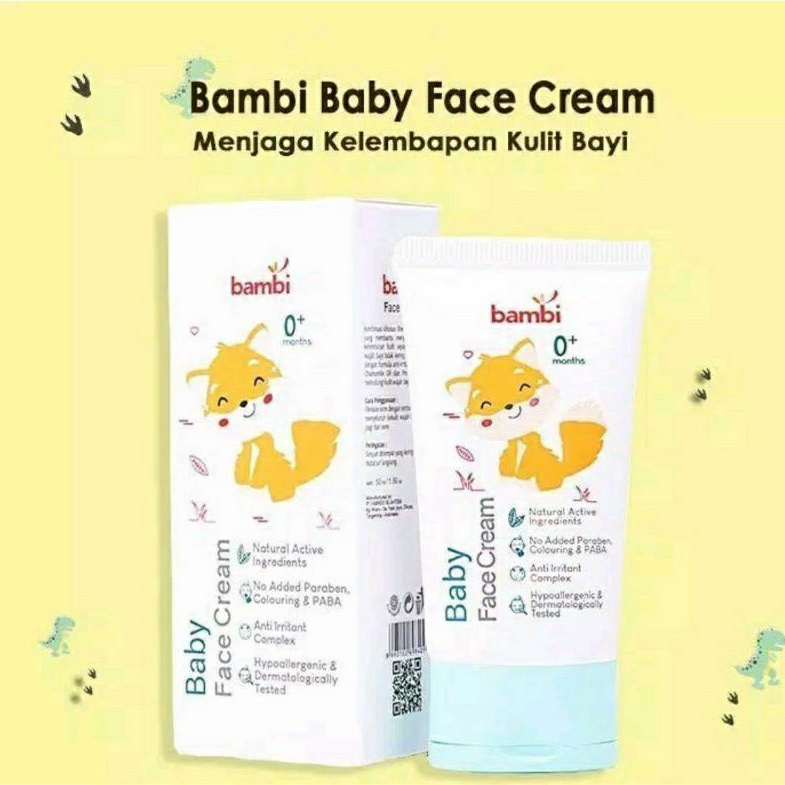 Jual Bambi Baby Face Cream 50ml | Shopee Indonesia