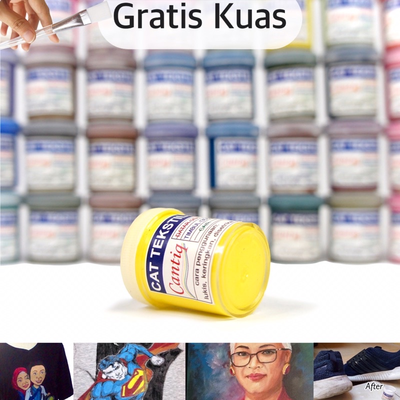 Jual Cat Kain, Cat Sepatu, Cat Kulit, Cat Kanvas Premium, Cat Tekstil ...