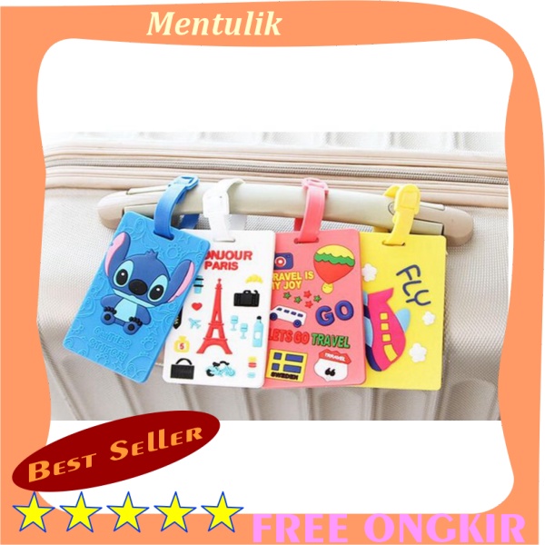 Jual First Project - Luggage Tag Name Tag Silicon Tag Koper Label Nama ...