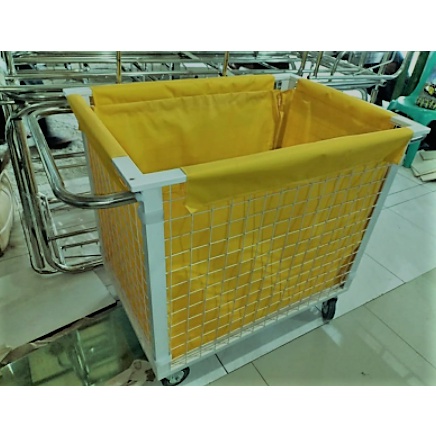 Jual Troli Linen Kotor - Trolley Laudry Single Kotak - Trolley Laundry ...