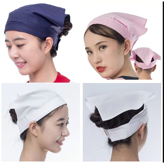 Jual Topi Koki Segitiga VELCRO Topi Pekerja Pabrik Topi Karyawan Topi ...