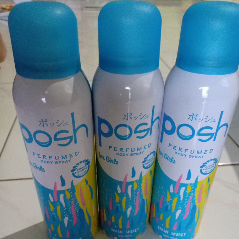 Jual Posh Perfumed Body Spray Fresh Spirit | Shopee Indonesia