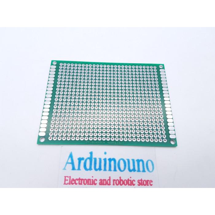 Jual PCB Dot Matrix 6x8 cm Double Layer Through Hole 6x8cm FR4 ...