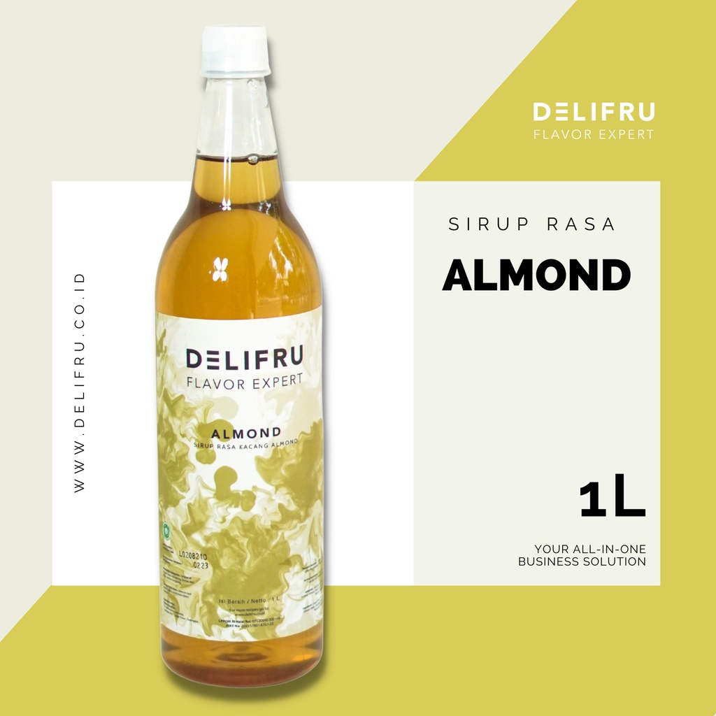 Jual Syrup Almond Delifru 1 Liter - Sirup Biji Almond Premium | Shopee ...