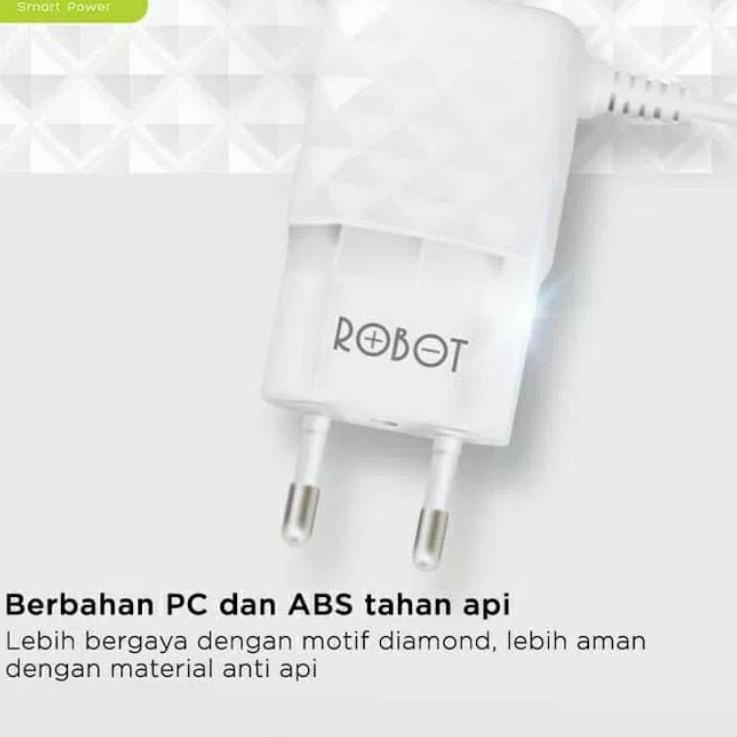 Jual Robot RT-K5 Dual USB Output 2.1A Charger 3 Device 2 USB + Micro ...