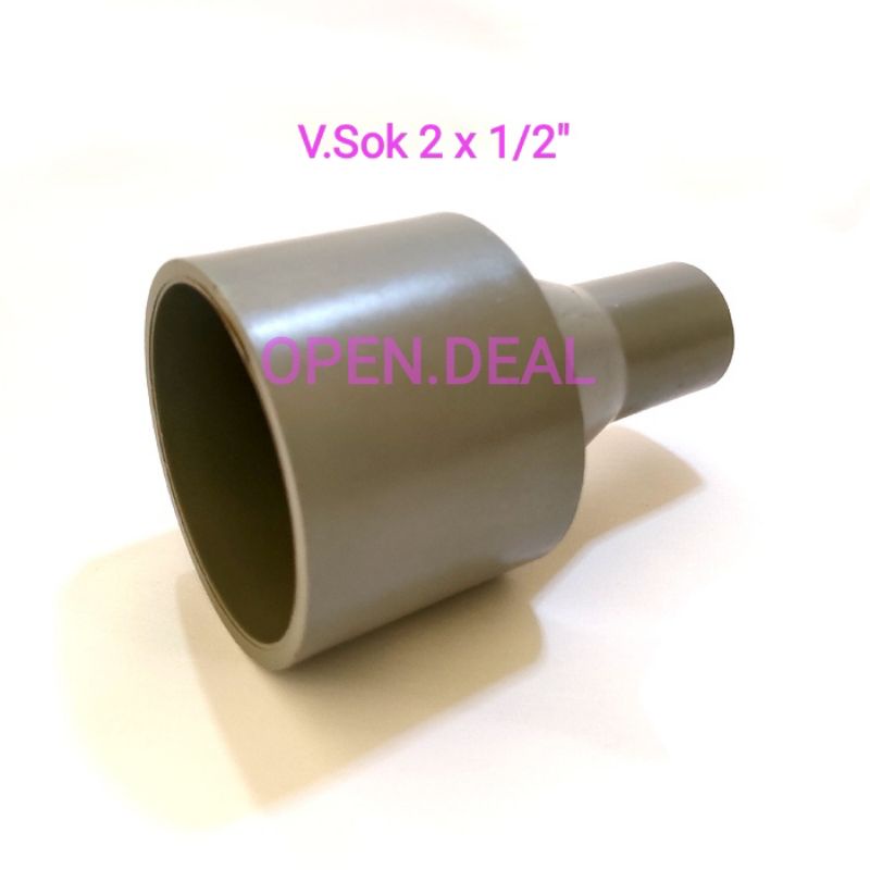 Jual Vlok Sok AW 2 x 1/2 Inch SUNRISE /Plok Sok PVC/Reducer Sock Pipa ...