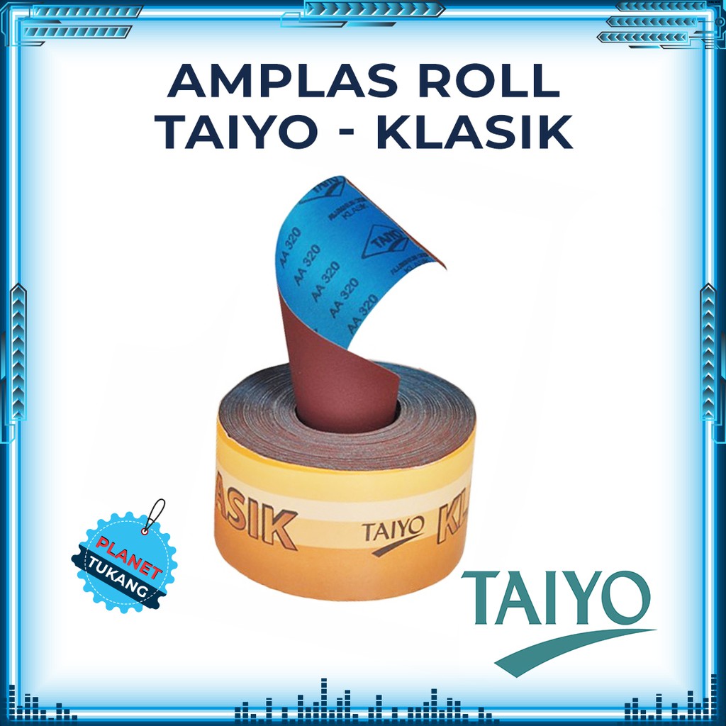 Jual Amplas Roll Grit 80-4000 TAIYO KLASIK Sand Paper | Shopee Indonesia