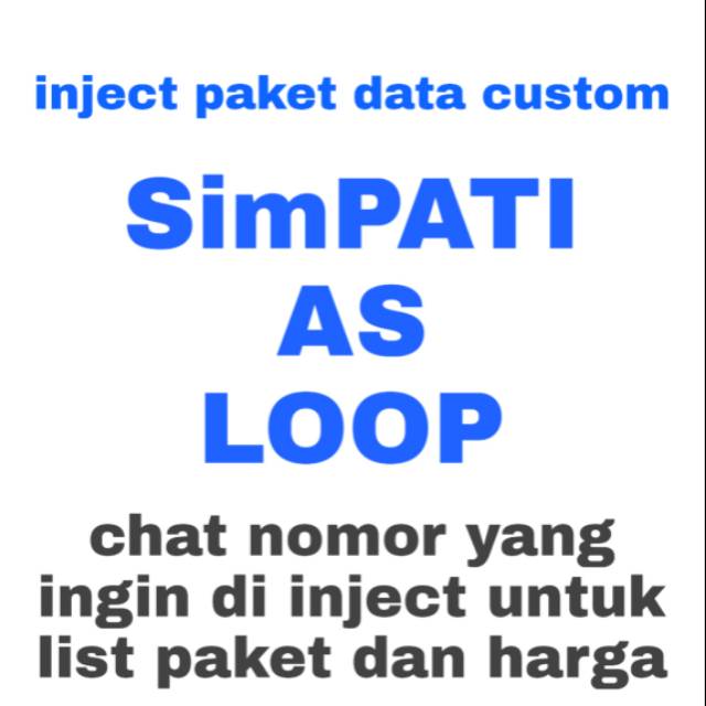 Jual Kuota data inject custom | Shopee Indonesia Jual Kuota data inject custom | Shopee Indonesia