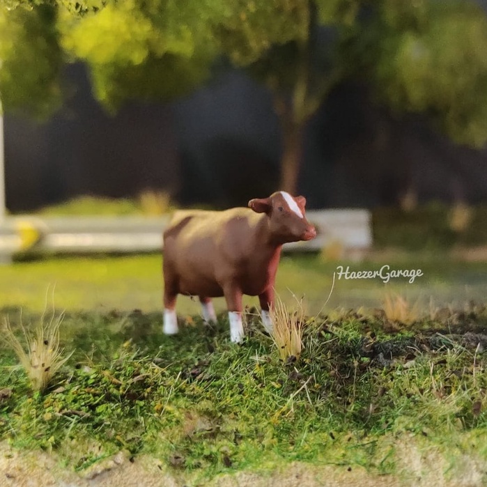 Jual MIniatur Figure 1/64 Sapi Hewan Peternakan Animal Farm Diorama ...
