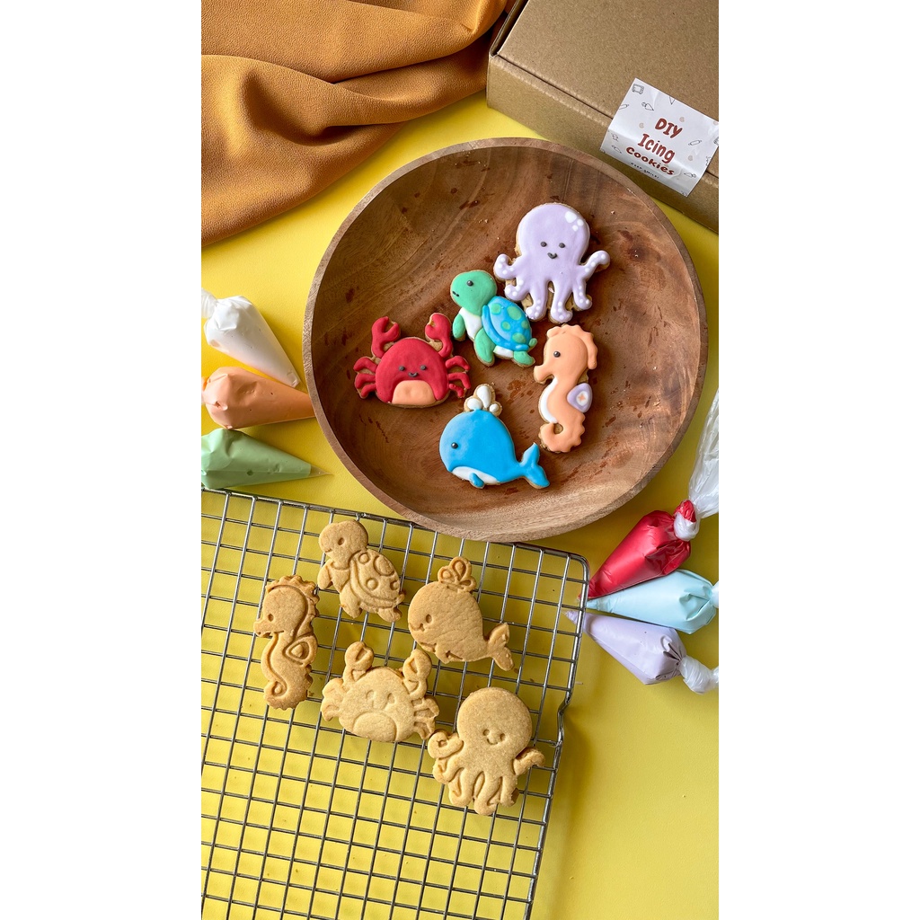 Jual DIY (Do It Yourself) Icing Cookies Lova Cookies Menghias Cookies ...