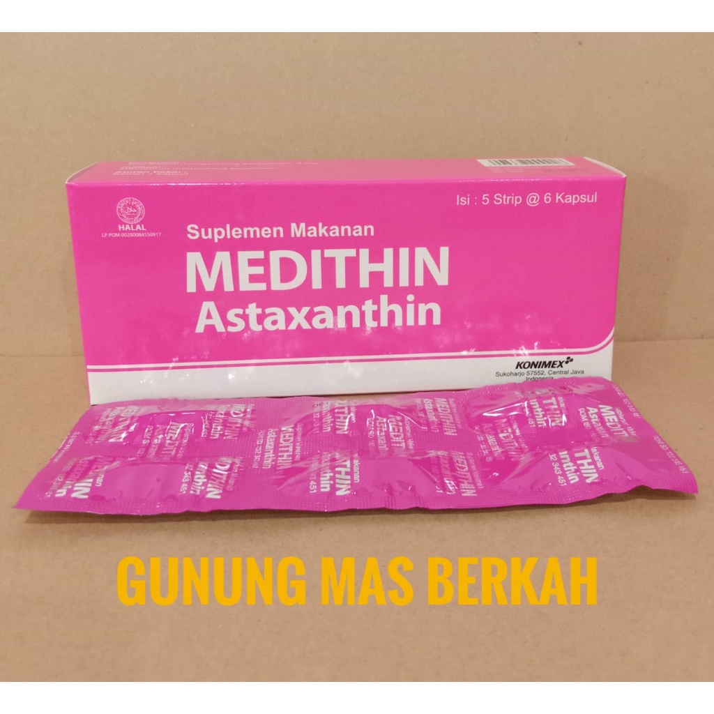 Jual MEDITHIN meditin Medithin kapsul - kesehatan mata, jantung, dan ...