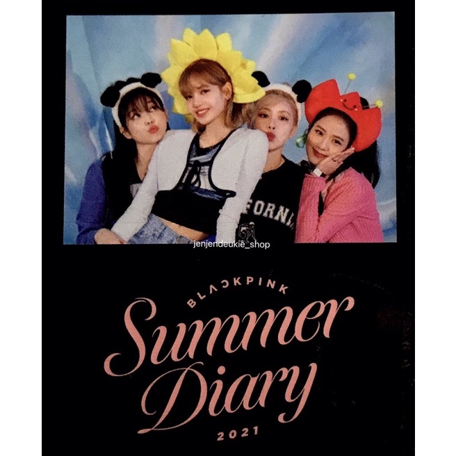 Jual Official Photostrip BLACKPINK Summer Diary sumdi jisoo jennie rosé lisa | Shopee Indonesia