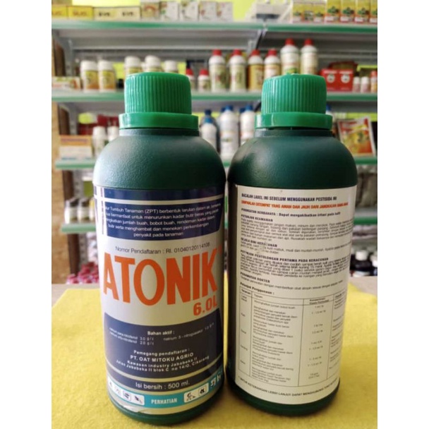 Jual ATONIK ZPT ZAT PENGATUR TUMBUH TANAMAN 500 ML. | Shopee Indonesia
