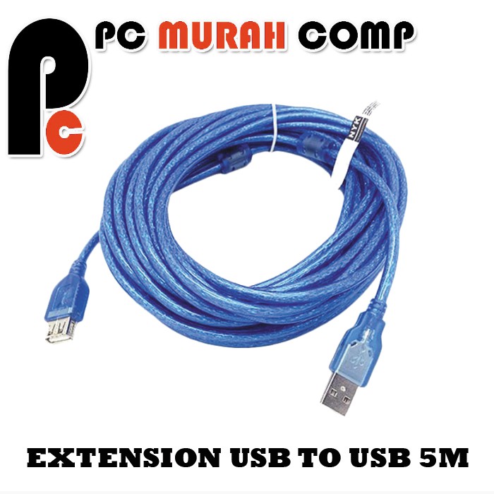 Jual Kabel USB to Usb EKSTERNAL / Kabel Usb Extension NYK 5 Meter ...