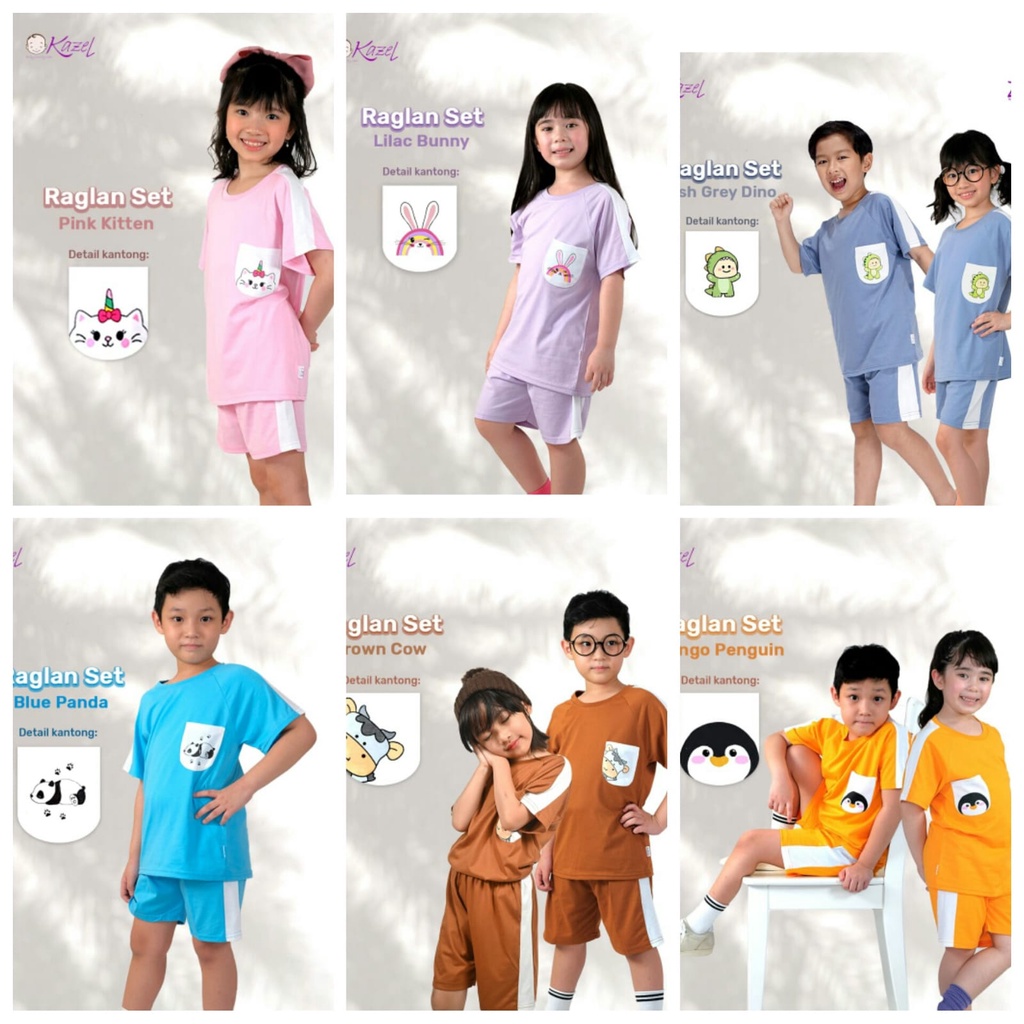 Jual ZEBE SETELAN PENDEK REGLAN SET ( 6-16 TAHUN) | Shopee Indonesia