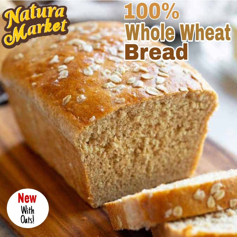 Jual ROTI TAWAR 100% GANDUM PREMIUM HALAL / WHOLE WHEAT BREAD | Shopee Indonesia