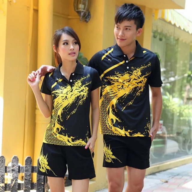 Jual Baju tenis meja motif naga baju olahraga pingpong | Shopee Indonesia