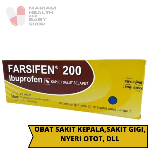 Jual Farsifen 200 Mg Isi 100 Kaplet - Obat Pereda Nyeri dan Demam ...