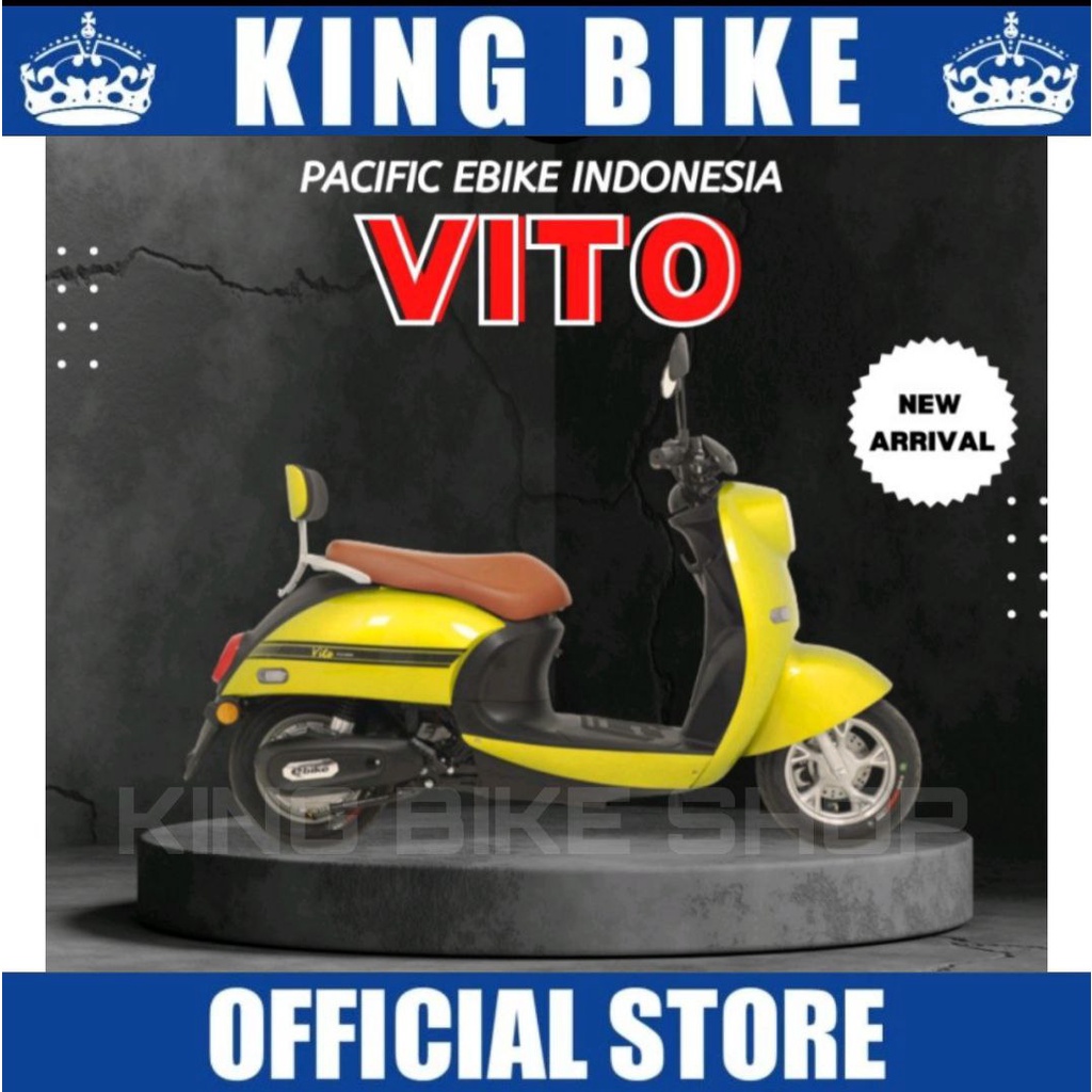 Jual Sepeda Motor Listrik EXOTIC VITO Electric E Bike 1000 Watt ...