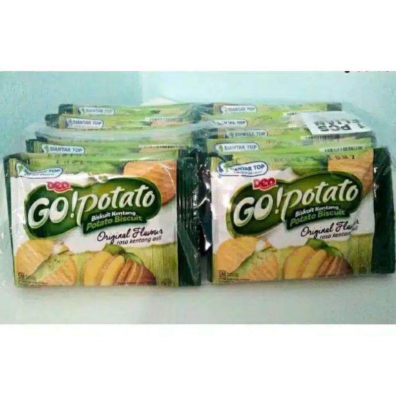 Jual Go Potato Biskuit Kentang 20 x 10gr | Shopee Indonesia