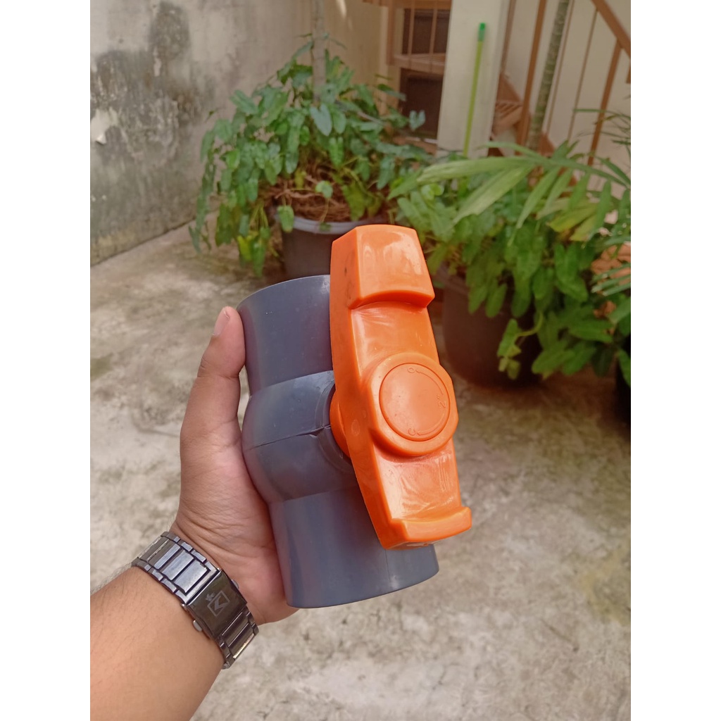 Jual compact ball valve 2" pvc ball valve stop kran pvc 2" inch ...