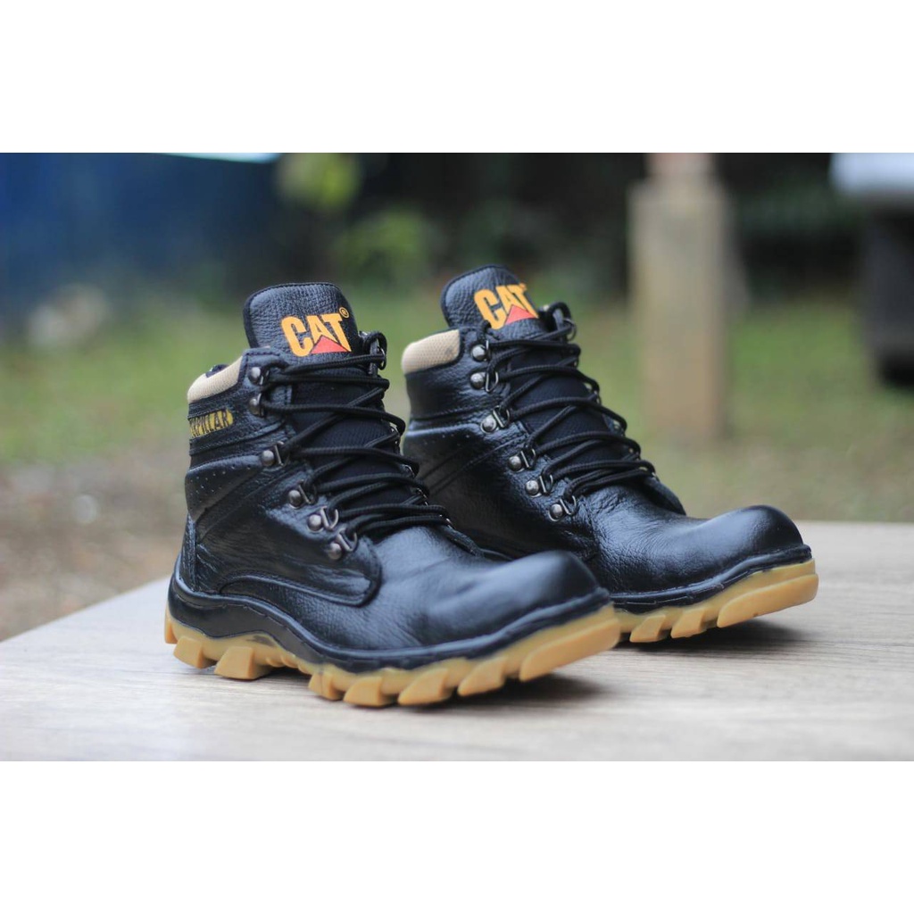 Jual SEPATU SAFETY SEMI BOOTS KICKERS PRIA KULIT BOOT SAVETY BUT SEPTI ...
