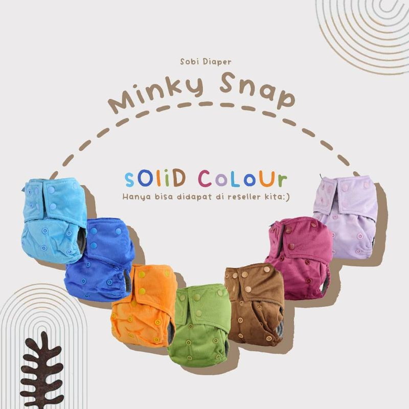Jual (original) Clodi Sobi Minky Snap dengan 2 insert Bamboo | Shopee ...