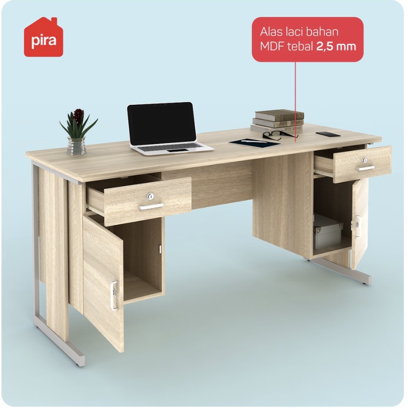 Jual MEJA KANTOR/KERJA STAFF 1 BIRO | Shopee Indonesia