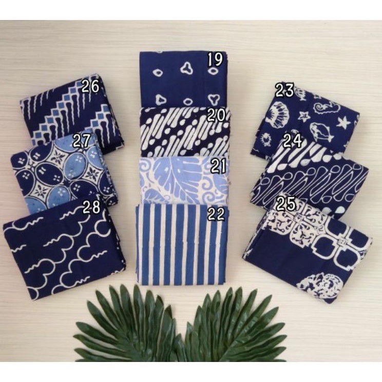 Jual Kain Batik Cap Navy Bahan Batik Warna Navy Kain Batik Navy Kain ...
