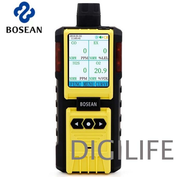 Jual Gas Detector Bosean K-600 H2S O2 CO LEL 4 In 1 Hydrogen Sulfide ...