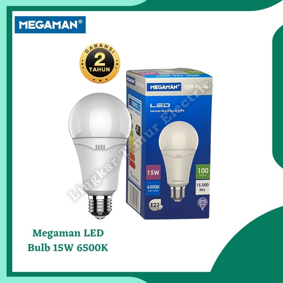 Jual Lampu LED MEGAMAN LED A-BULB 15 Watt 15W Daylight Lampu Bohlam Putih | Shopee Indonesia