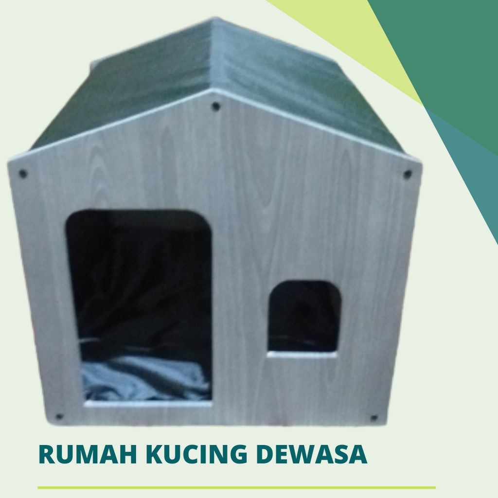 Jual KANDANG KUCING BESAR / DEWASA, RUMAH KUCING MINIMALIS CAT HOUSE ...