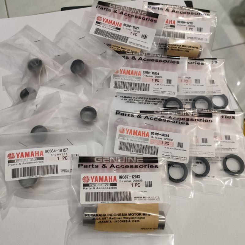 Jual Paket kit 15pcs bos monoshock unitrek Yamaha Scorpio old new Japan ...