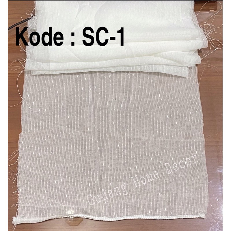 Jual Vitrase Gorden polos minimalis Putih Kain | Shopee Indonesia