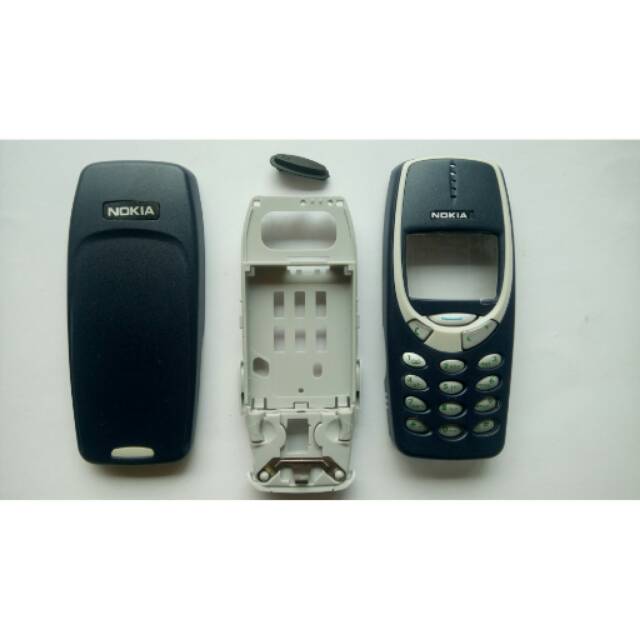 Jual Casing nokia 3310 biru dongker fullset | Shopee Indonesia