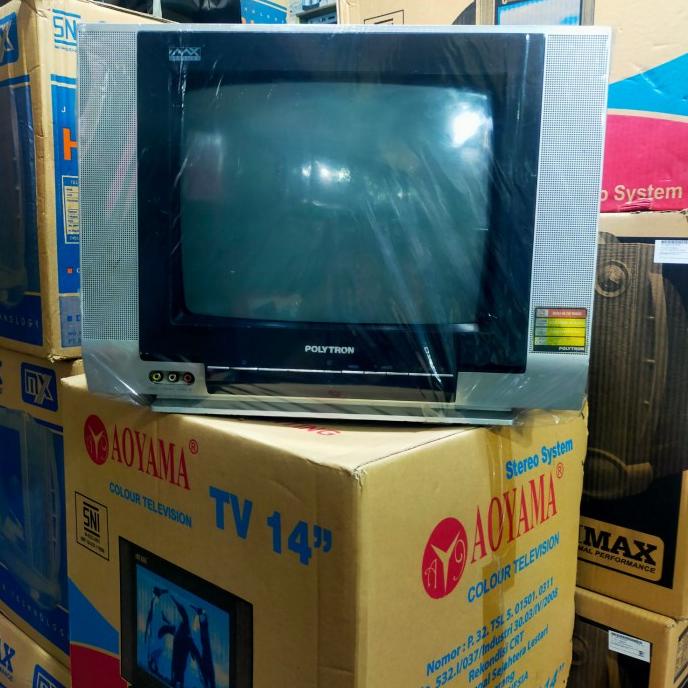 Jual TV TABUNG POLYTRON 14 INCH | Shopee Indonesia