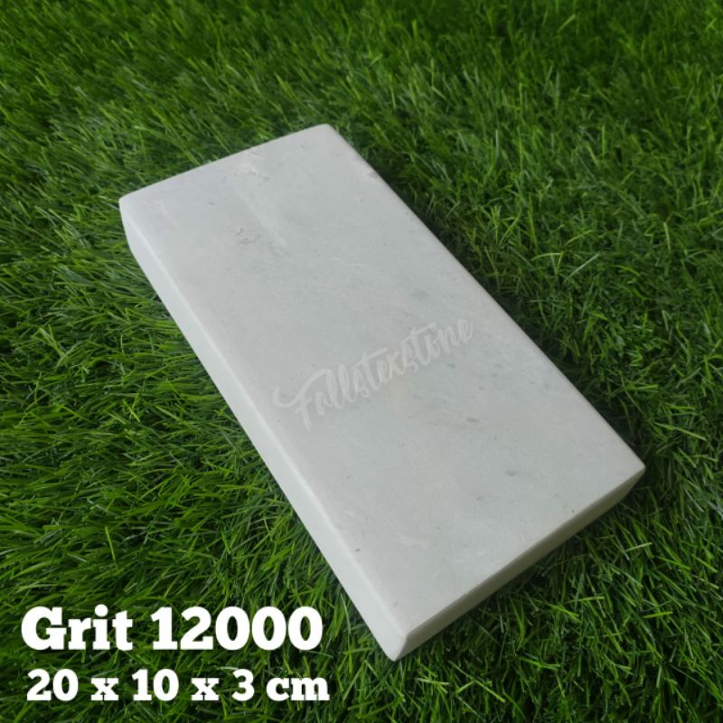 Jual Batu asahan pisau GRID 12000 ukuran 20x10x3cm | Shopee Indonesia