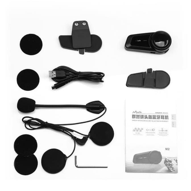 Jual Maxto M2 Intercom Bluetooth Helm 6 Rider MURAH | Shopee Indonesia