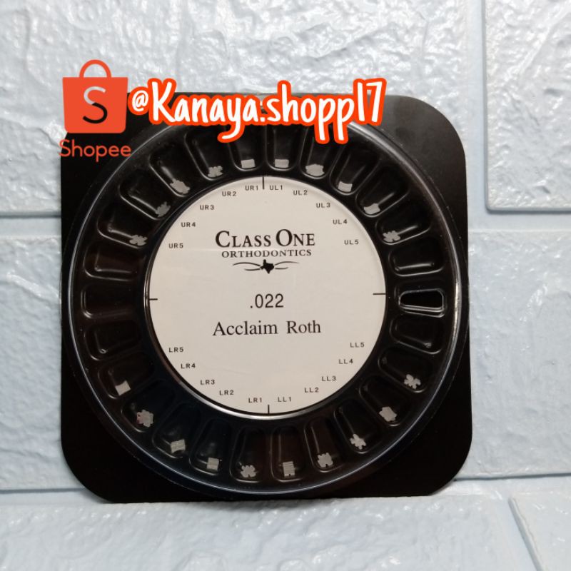Jual Bracket behel ceramic transparan classone orthodontic | Shopee ...