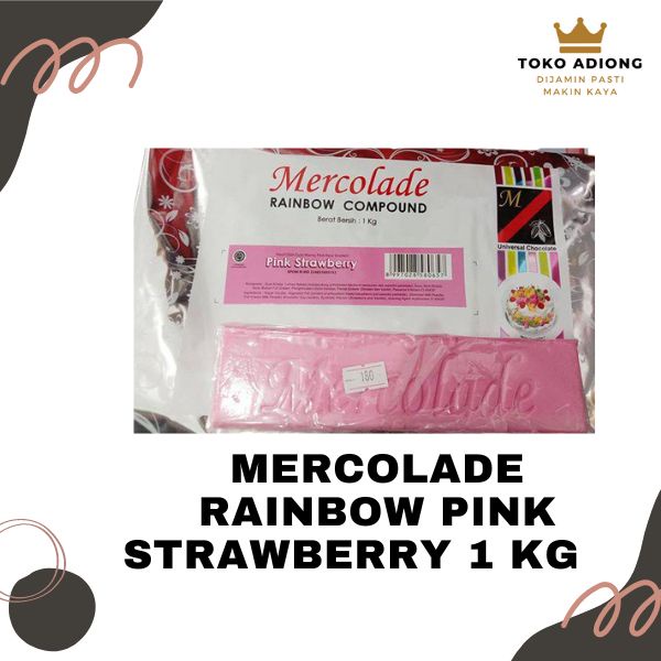 Jual MERCOLADE RAINBOW PINK STRAWBERRY - 1kg | Shopee Indonesia