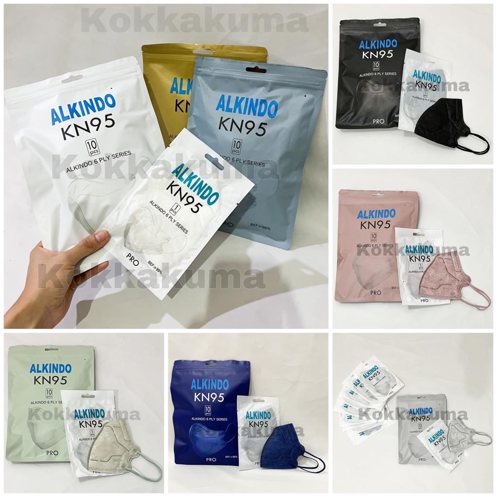 Jual Alkindo Pro Masker KN95 6 PLY Individual Masker Dewasa Steril Plastik per Pcs isi 10 Tebal ...