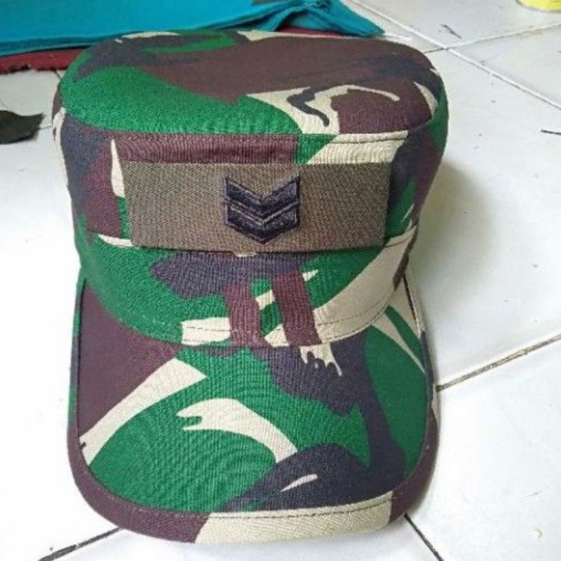 Jual topi komando loreng tni/topi komando pdl tni | Shopee Indonesia